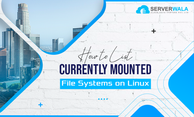 Linux mount Command with Examples - Serverwala